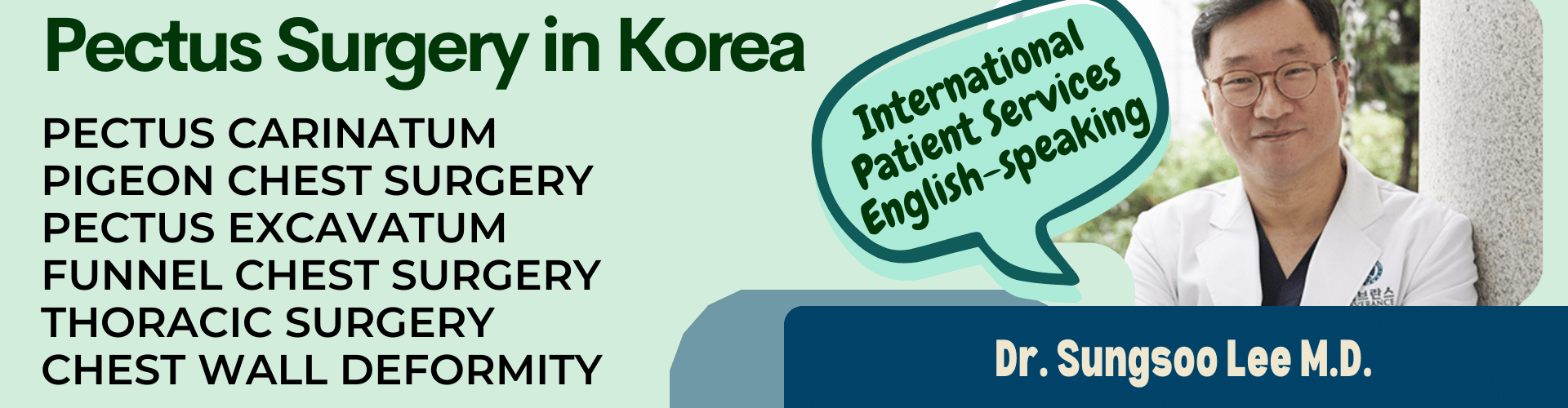 Pectus Excavatum Surgery Korea - Gangnam Severance Hospital Dr. Sungsoo Lee