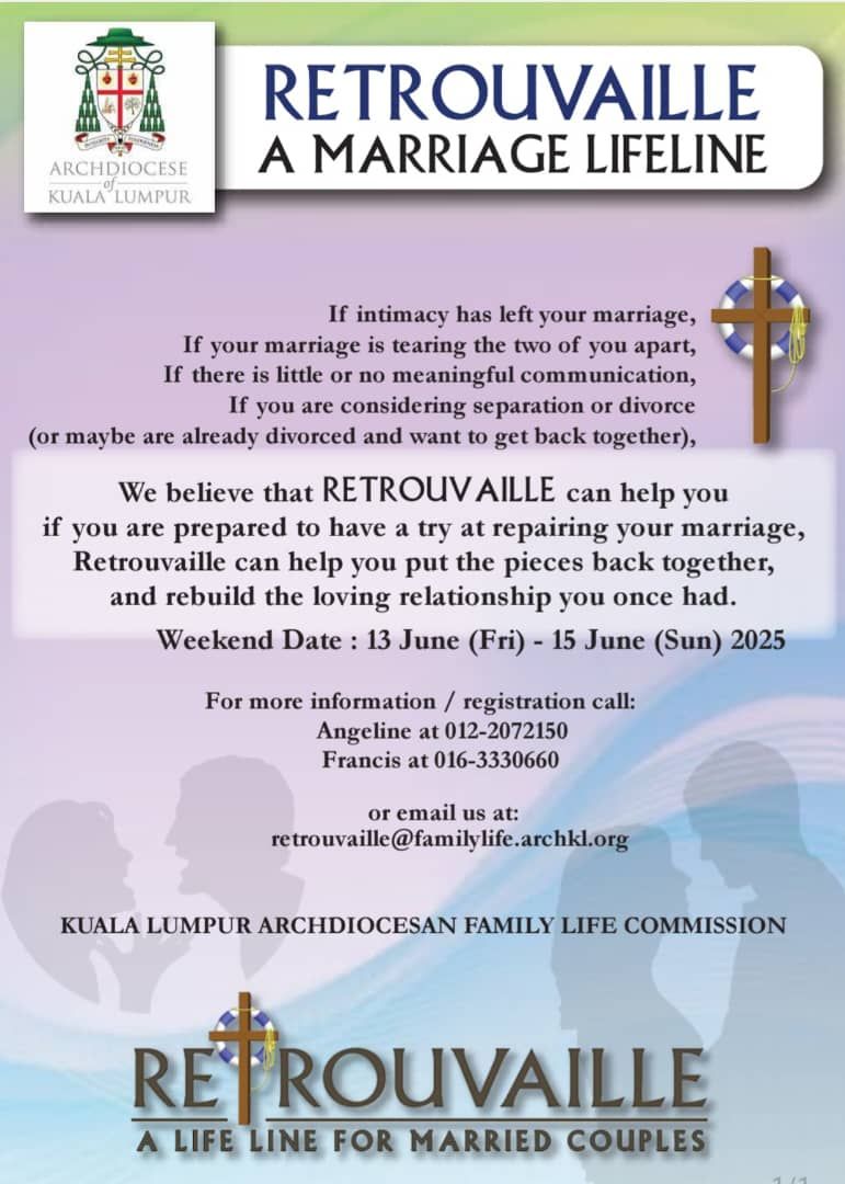RETROUVAILLE LIVE-IN WEEKEND - A MARRIAGE LIFELINE