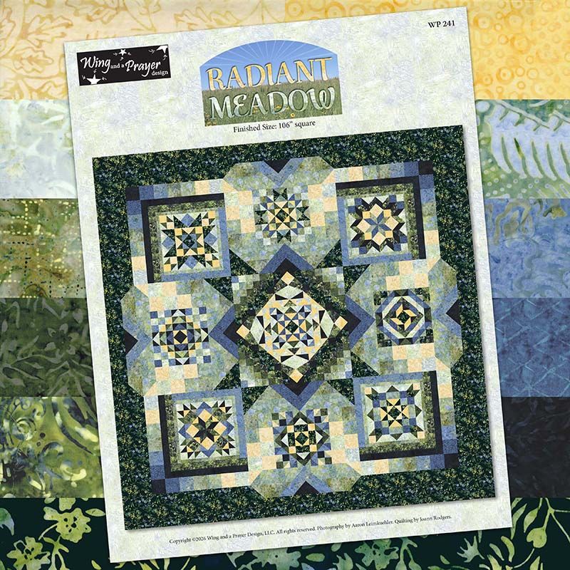 Radiant Meadow Quilt | Wing and a Prayer Design