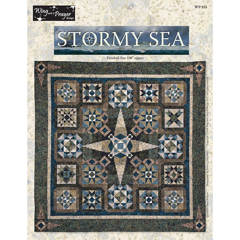 Stormy Sea Quilt Patterns | Wing and a Prayer Design