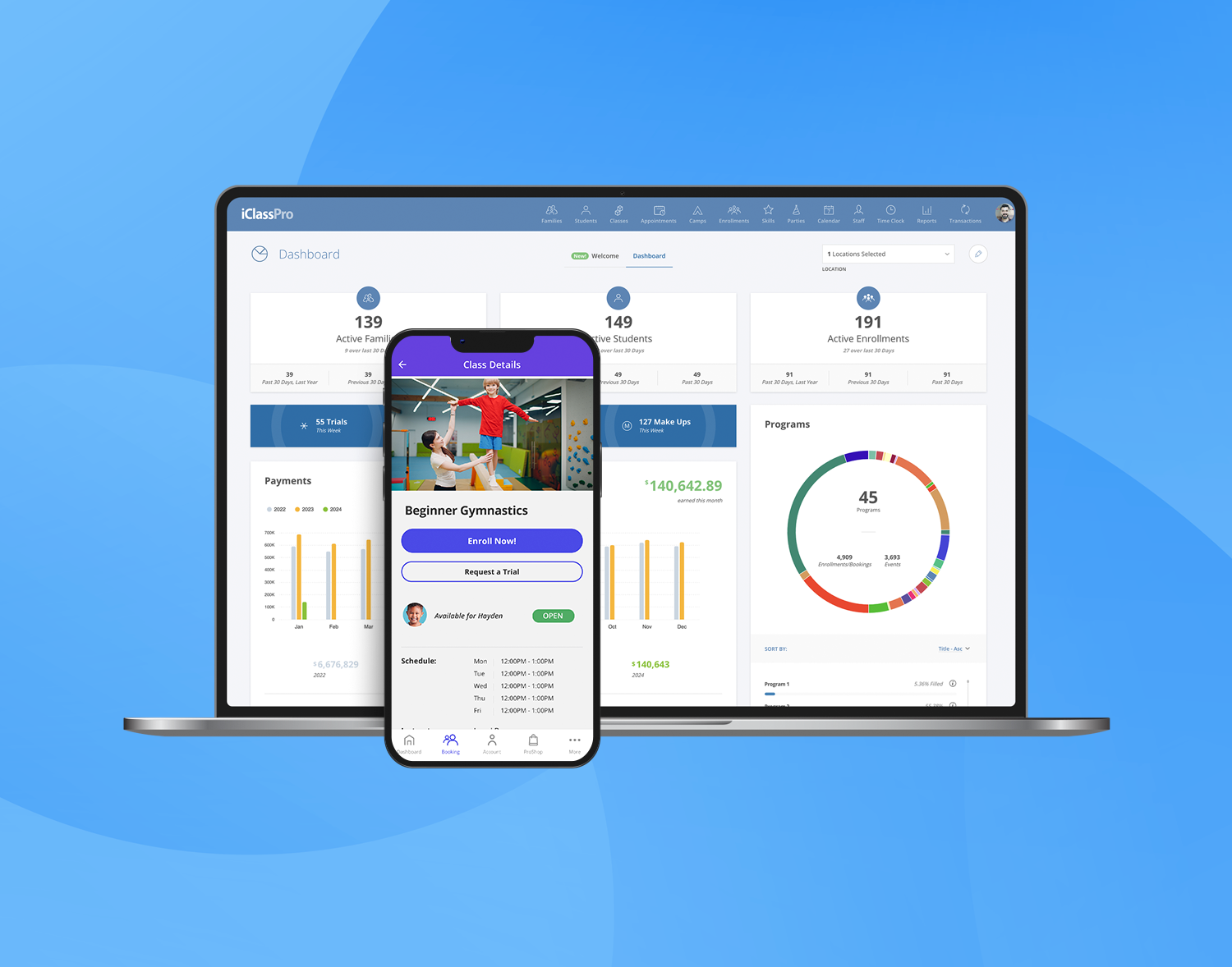 iClassPro Online Class Management Software