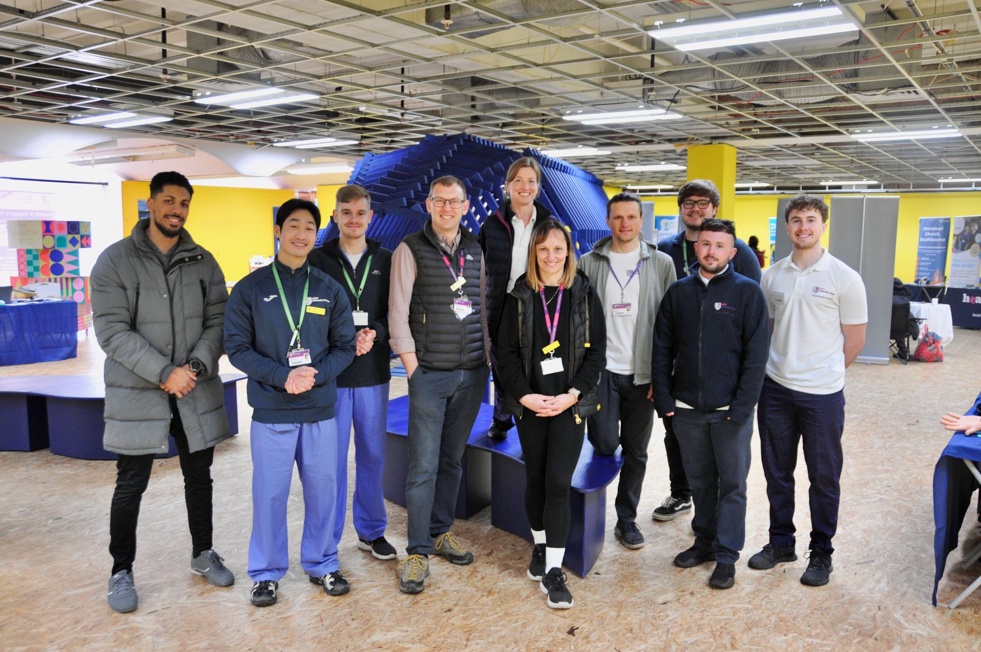 AECC UC Opened Doors to its Free Community Pop Up Health Event in Boscombe High Street