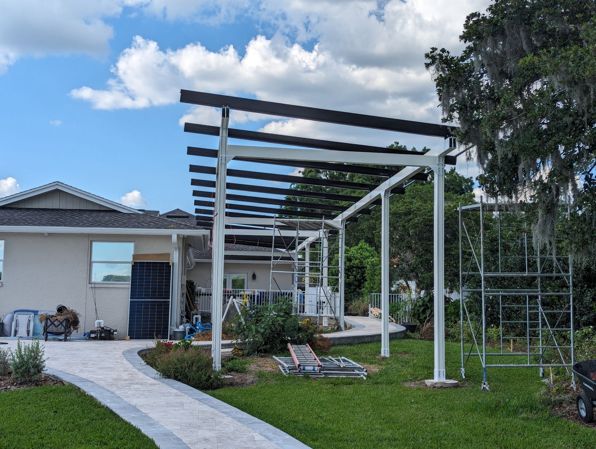 Carrollwood Residence Solar Pergola | Carrollwood Florida ...