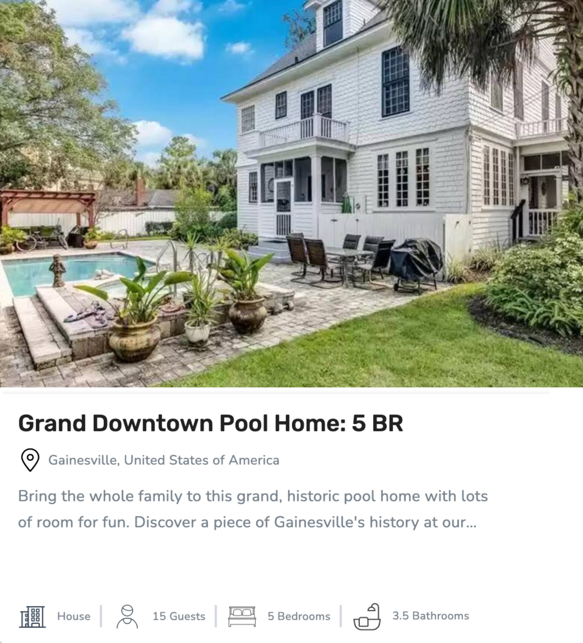 Gainesville Vacation Rentals