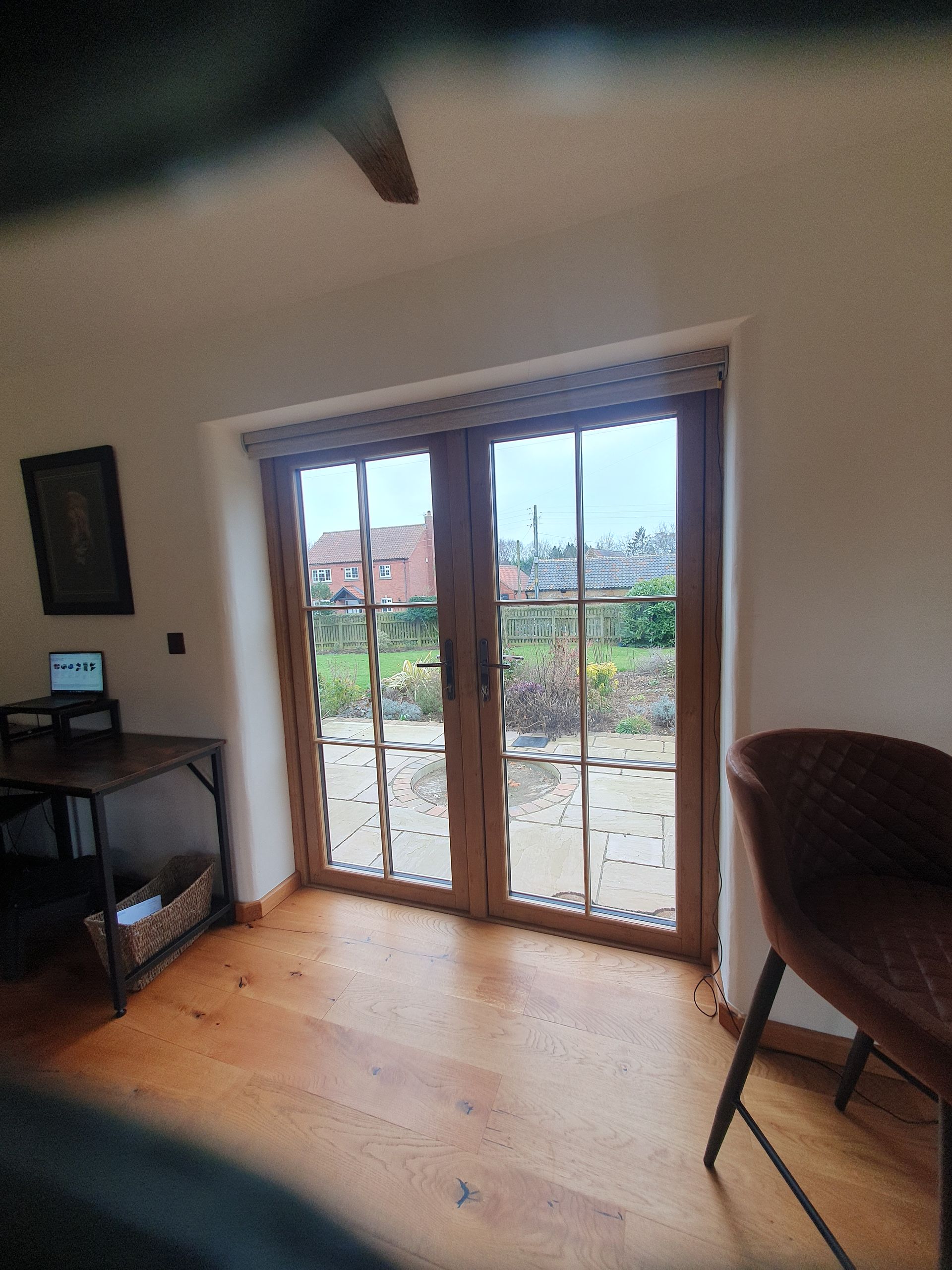 Gorgeous flush timber look windows | Grassmoor Glass