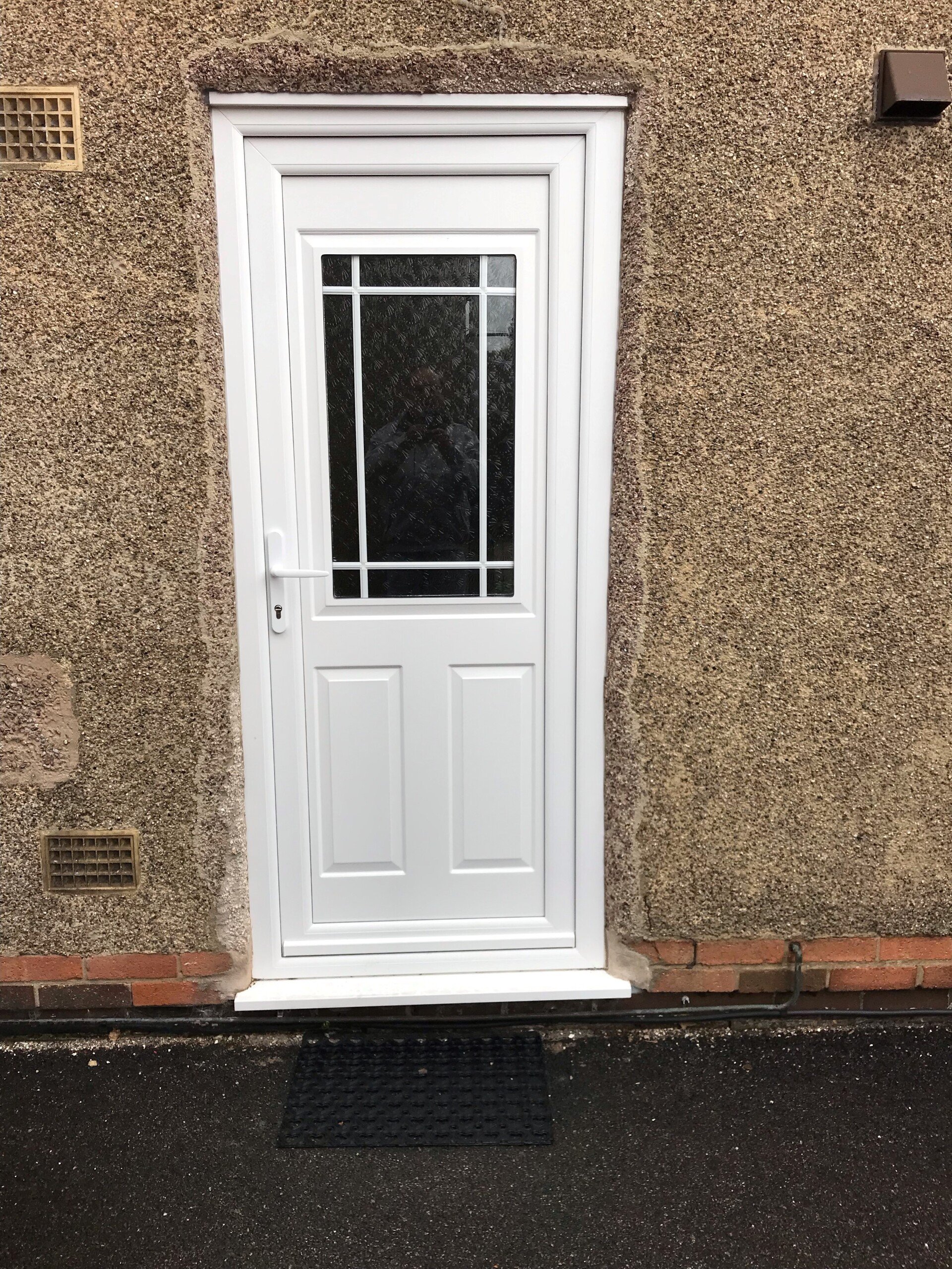 Local door installation | Grassmoor Glass