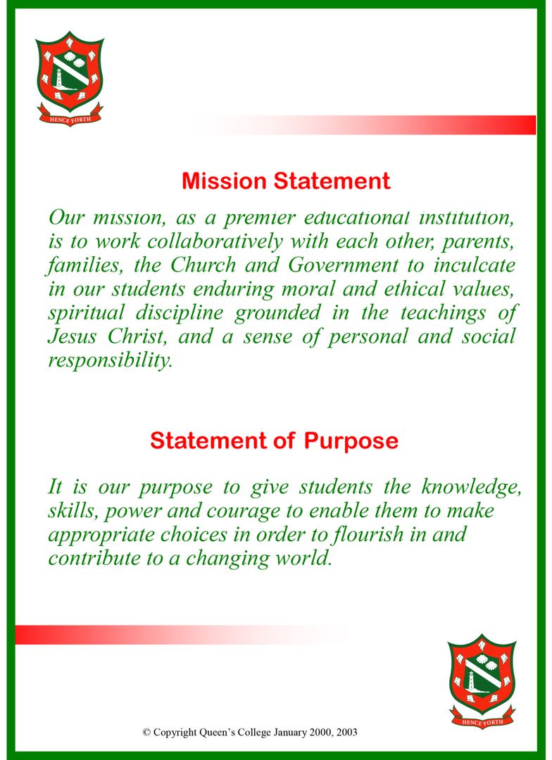 About Queen's College | Education & Character Development