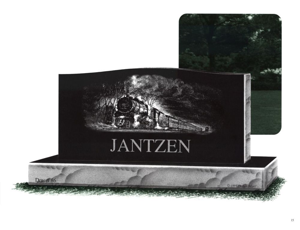 Custom Laser-Engraved Stones | Virginia Monuments, LLC