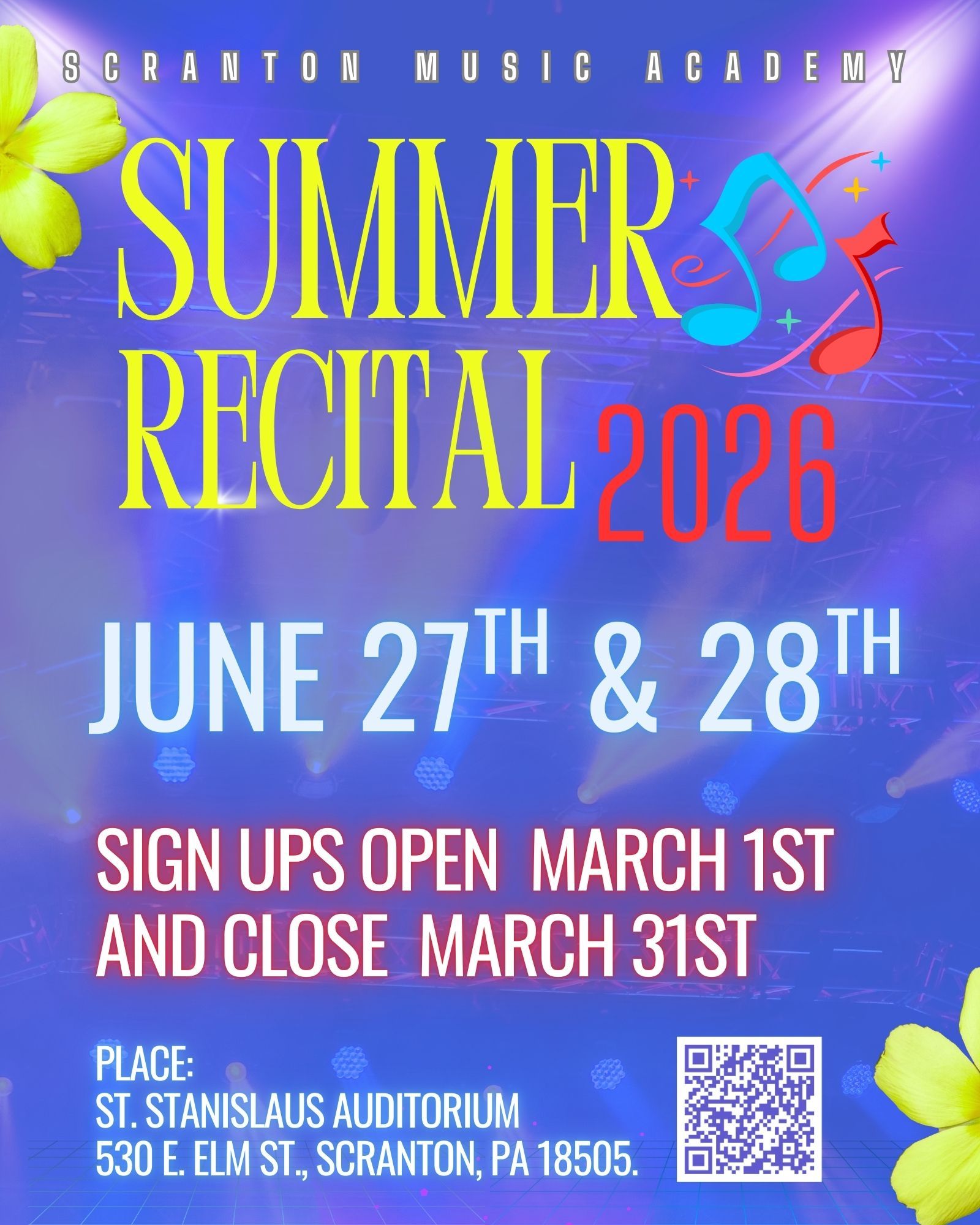 Scranton Music Academy Student Recitals