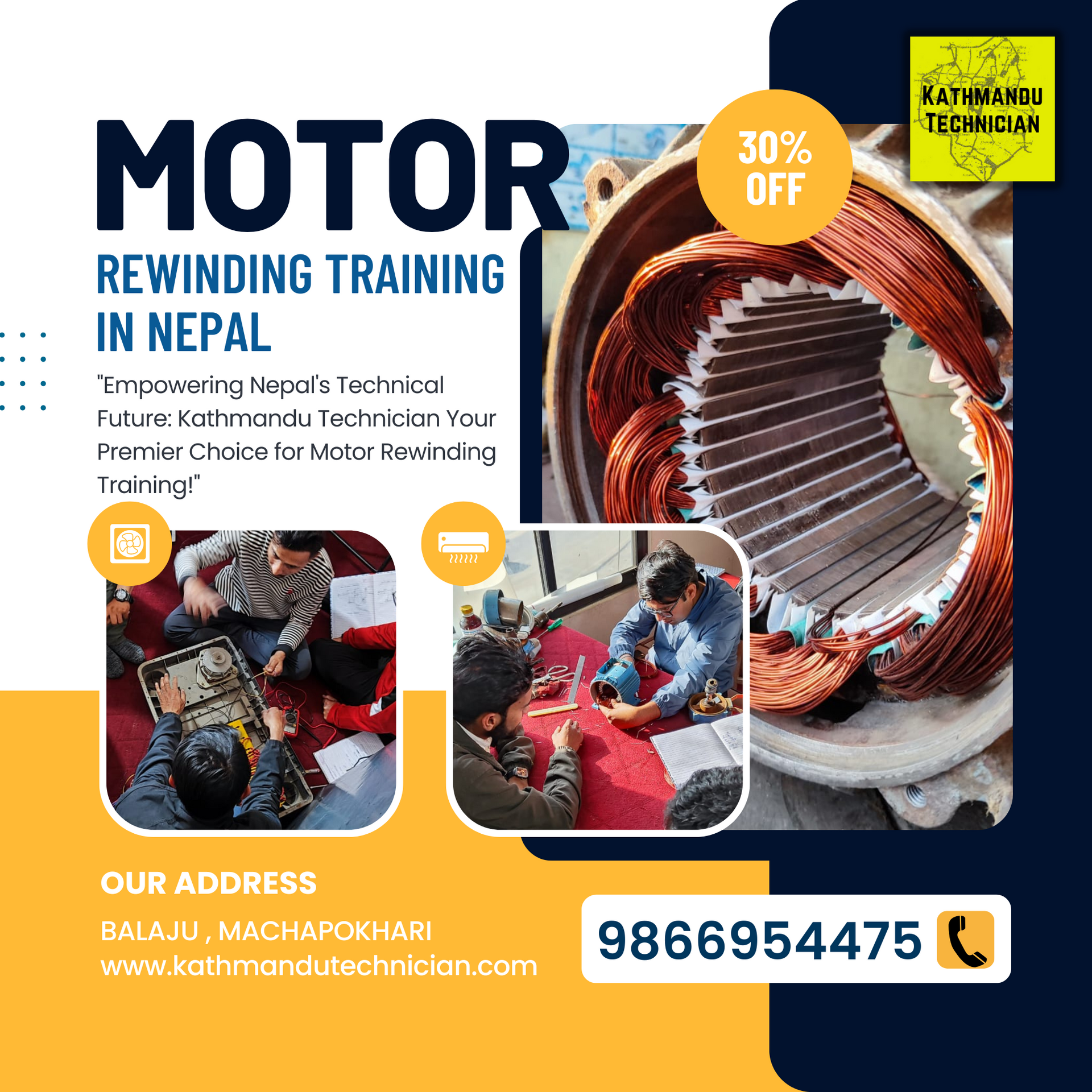 Moto Rewinding Training In Kathmandu | Kathmandu Technician