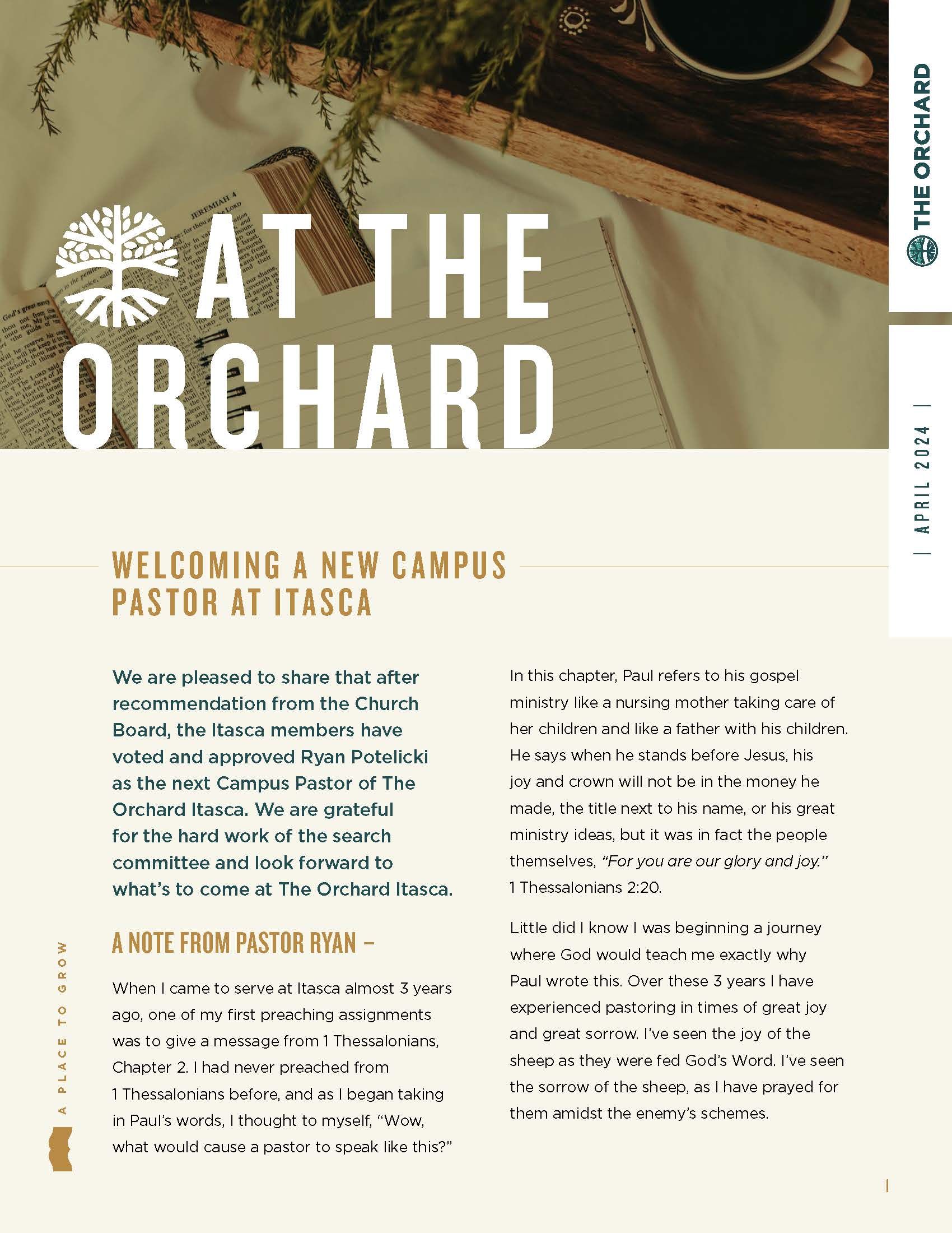 April 2024 - Newsletter