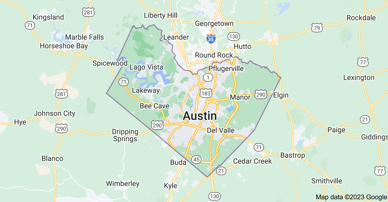 Service Area | Austin, TX | 512-423-6722