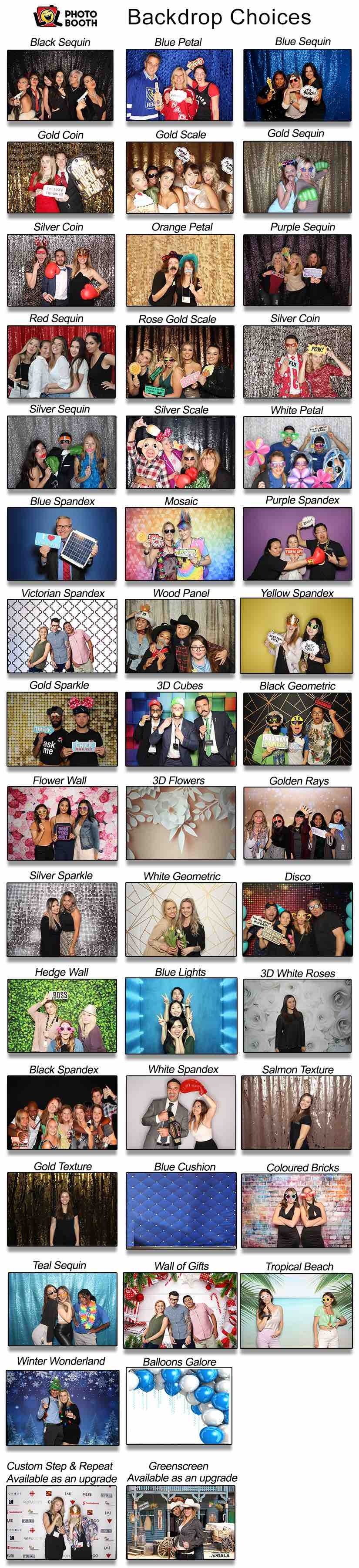 Custom Backdrops for Events | LOL Photo Booth | Toronto