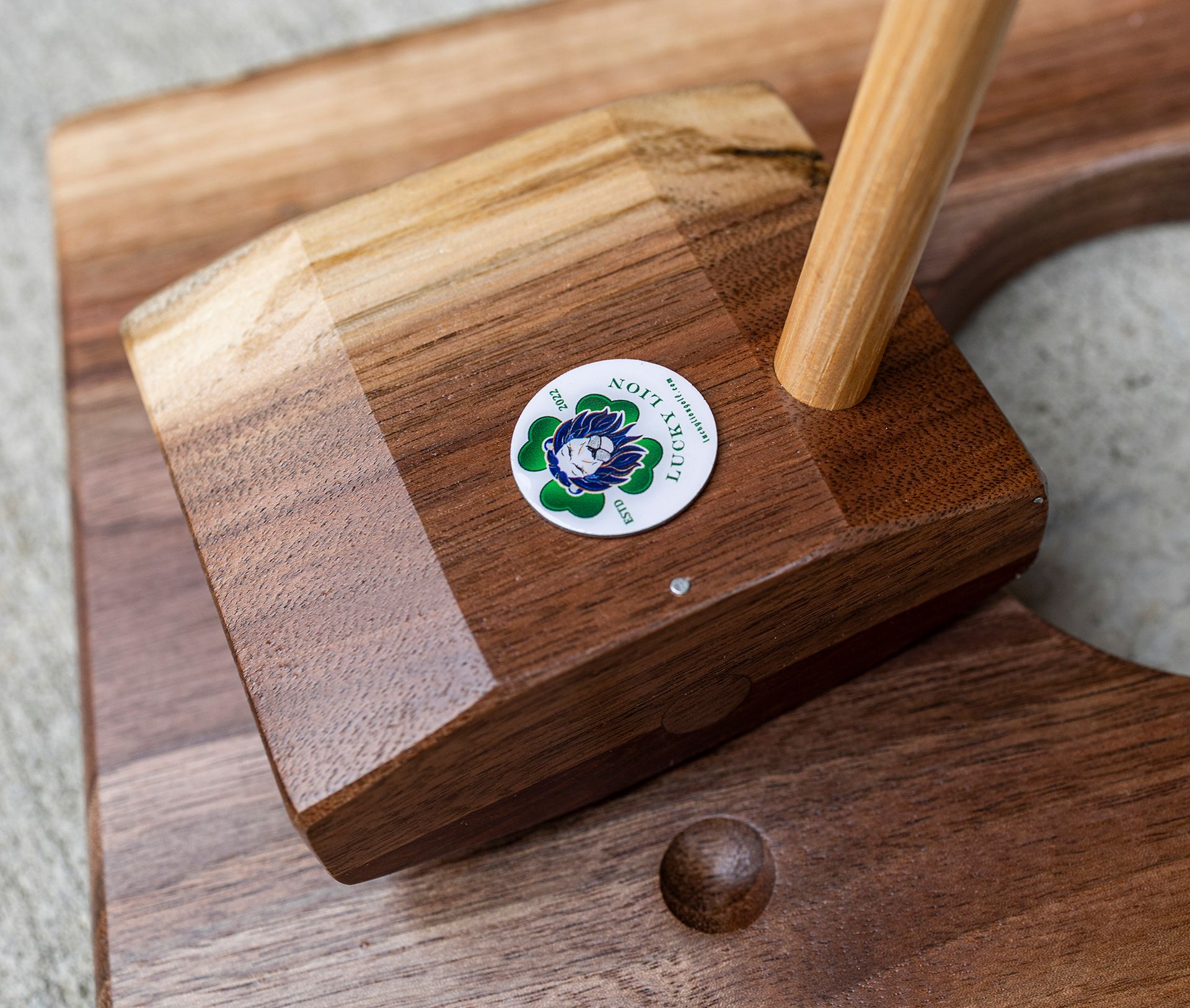 Lucky Lion Putter- Wooden Novelty Golf Putter