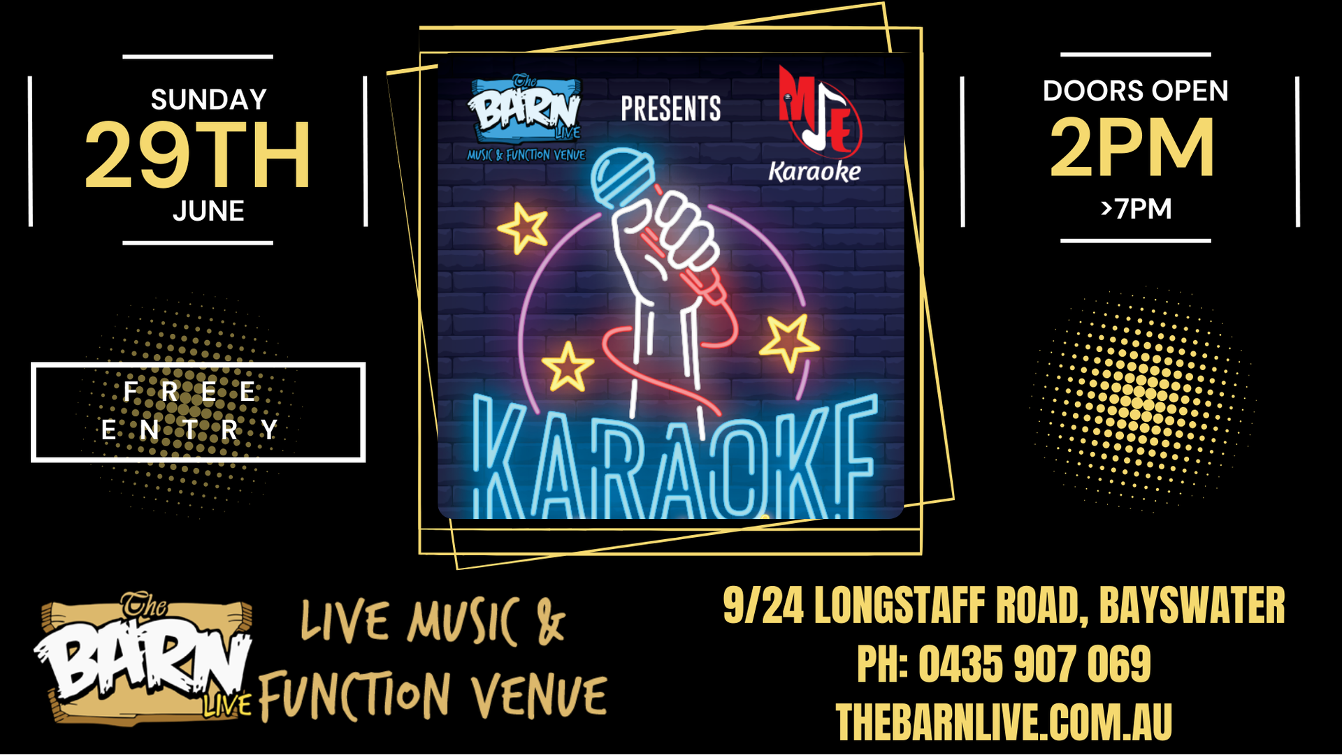 The Barn | Live Entertainment & Function Venue