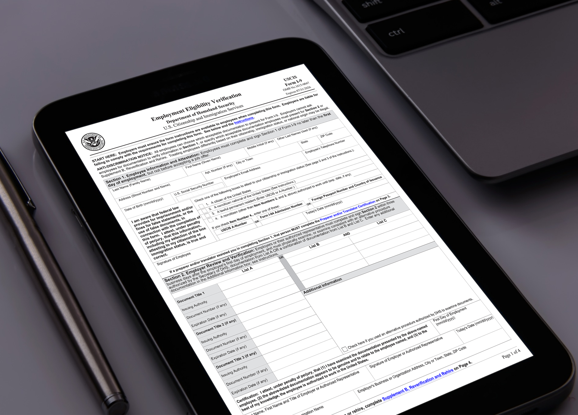 The New Form I-9: Changes and What You Should Know