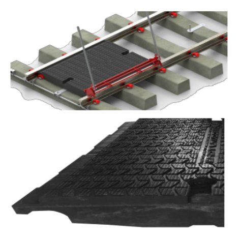 Intertech Rail - Easy Crossing - Easy Rubber Plates