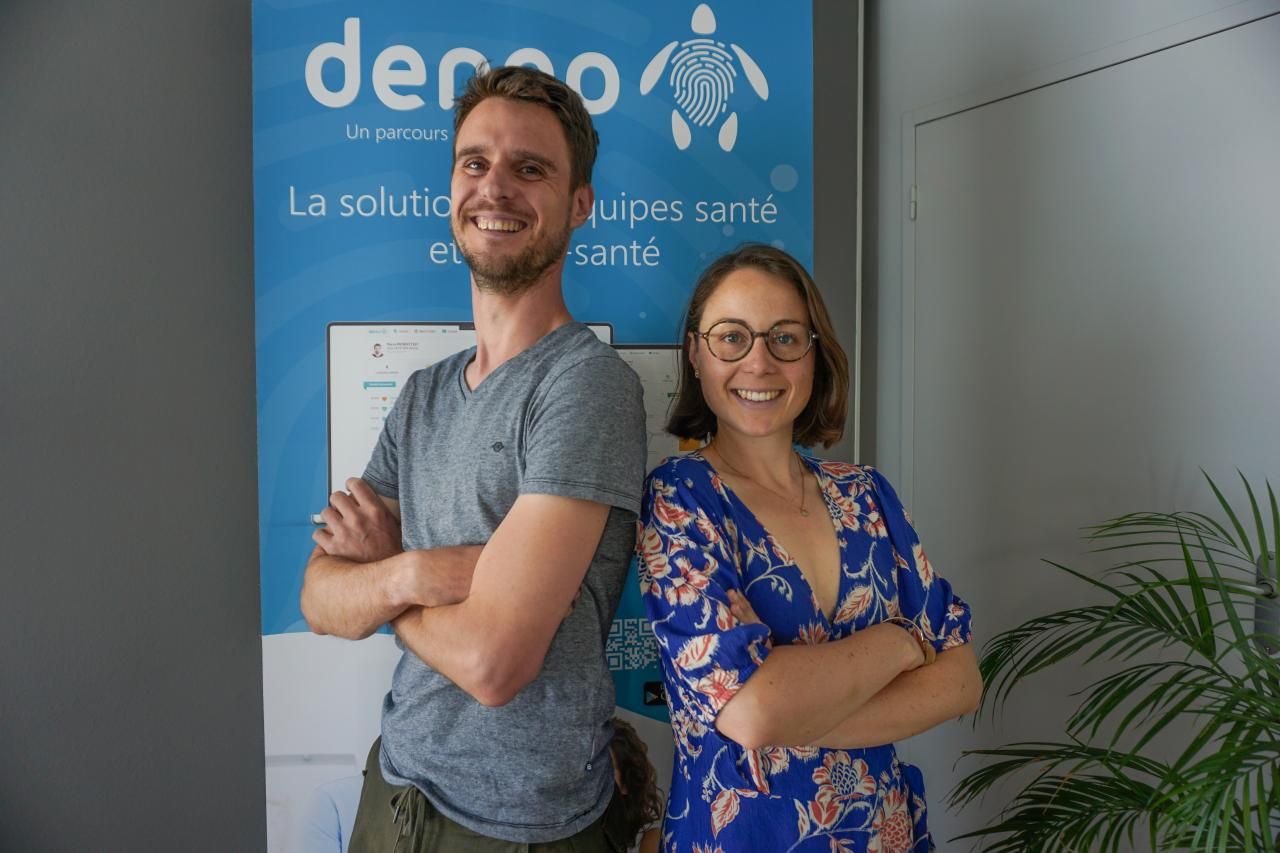 MAUD ROUILLARD et DAVID ORVEN, fondateurs de la start-up Deneo
