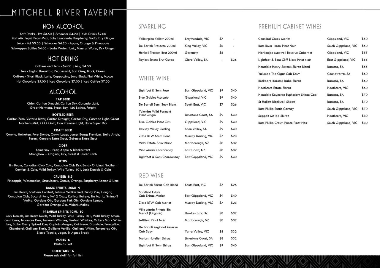 Mitchell River Tavern | Fine Dining & Pub Favourites