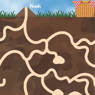 DIY-﻿Ant Mazes Activity for Kids
