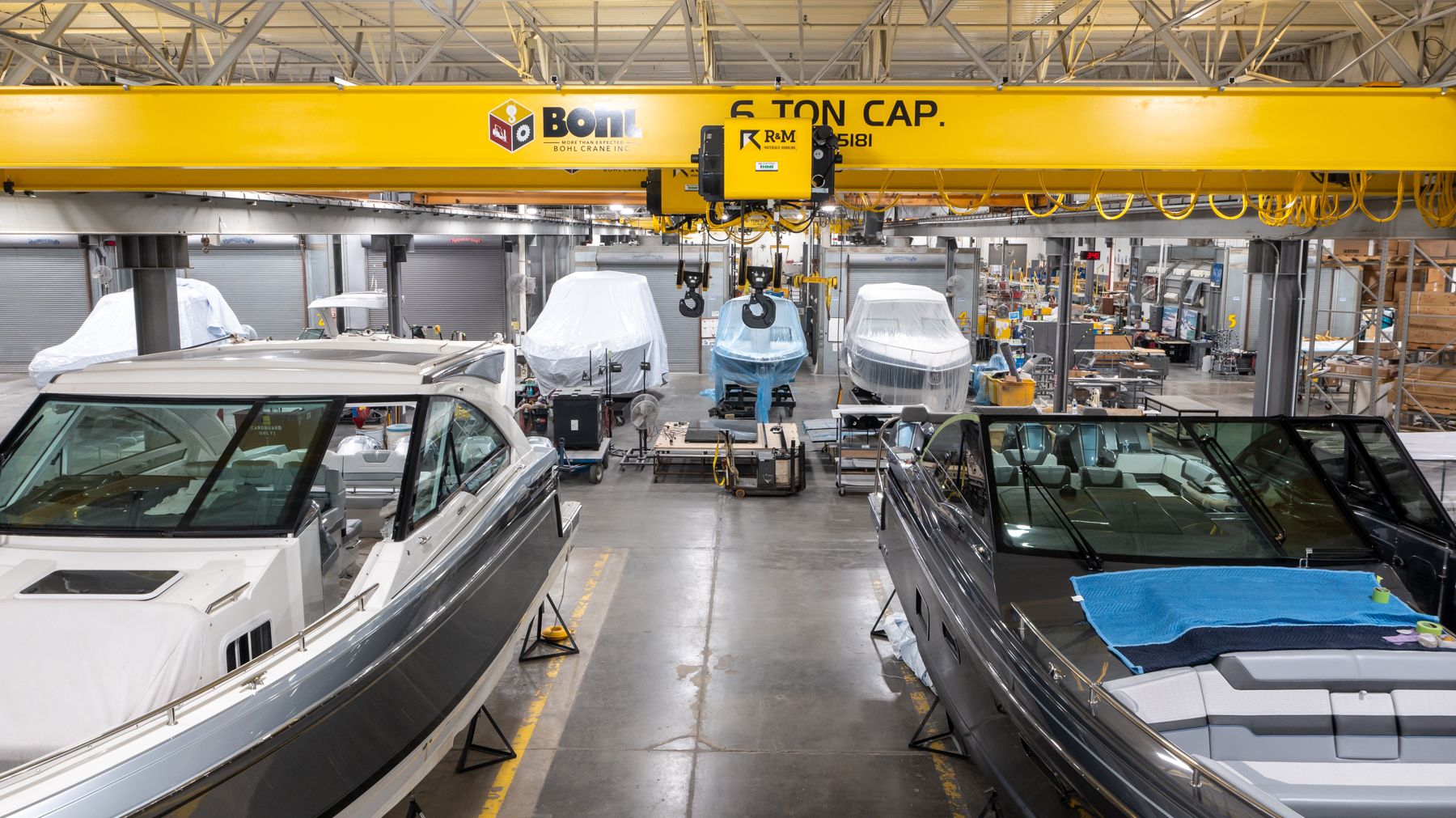 Formula Boats Case Study | Crane Installation Success | Bohl