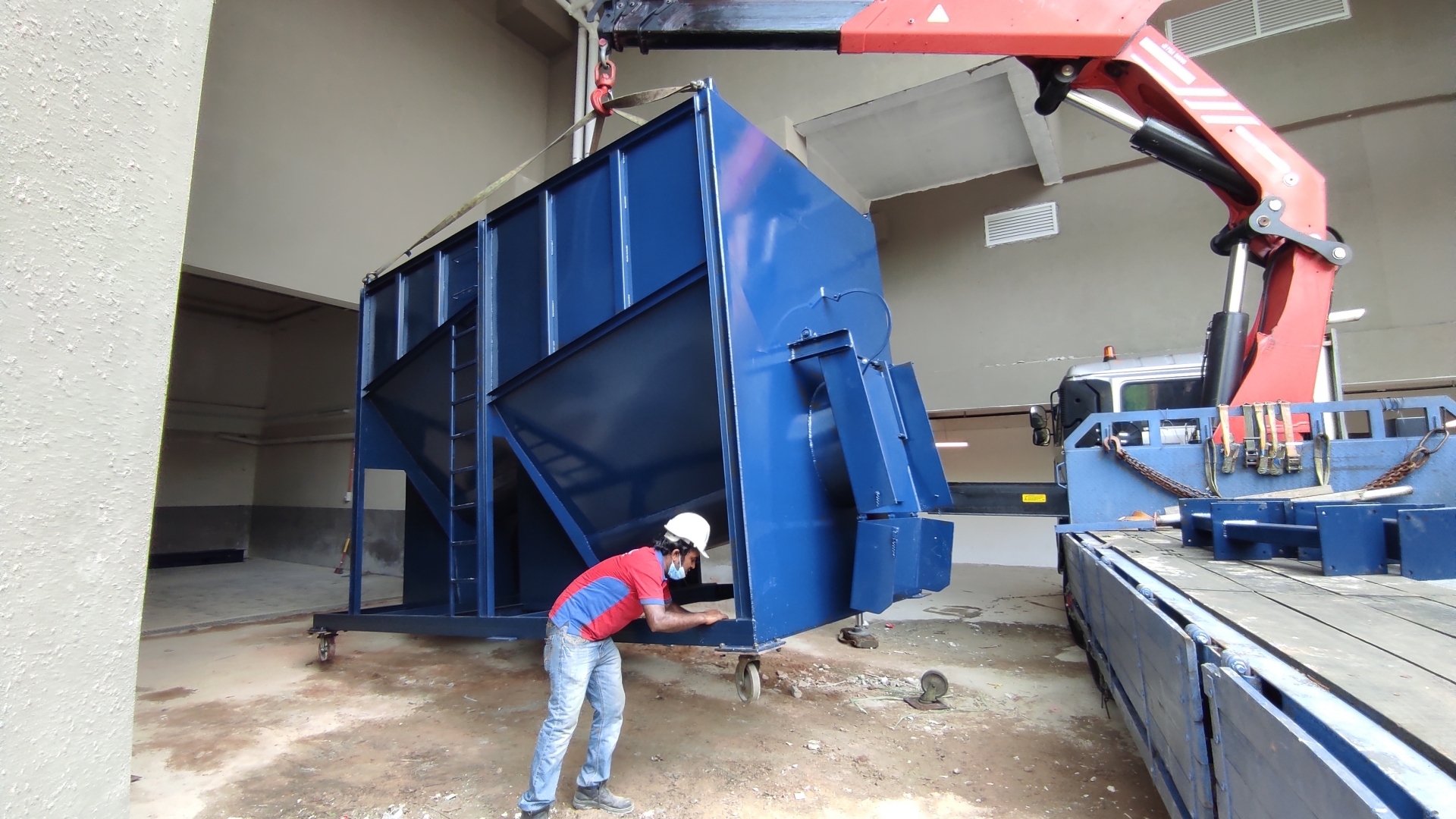 Spiral Waste Bin System | Zallin Engineering Sdn Bhd - Steel Structure ...