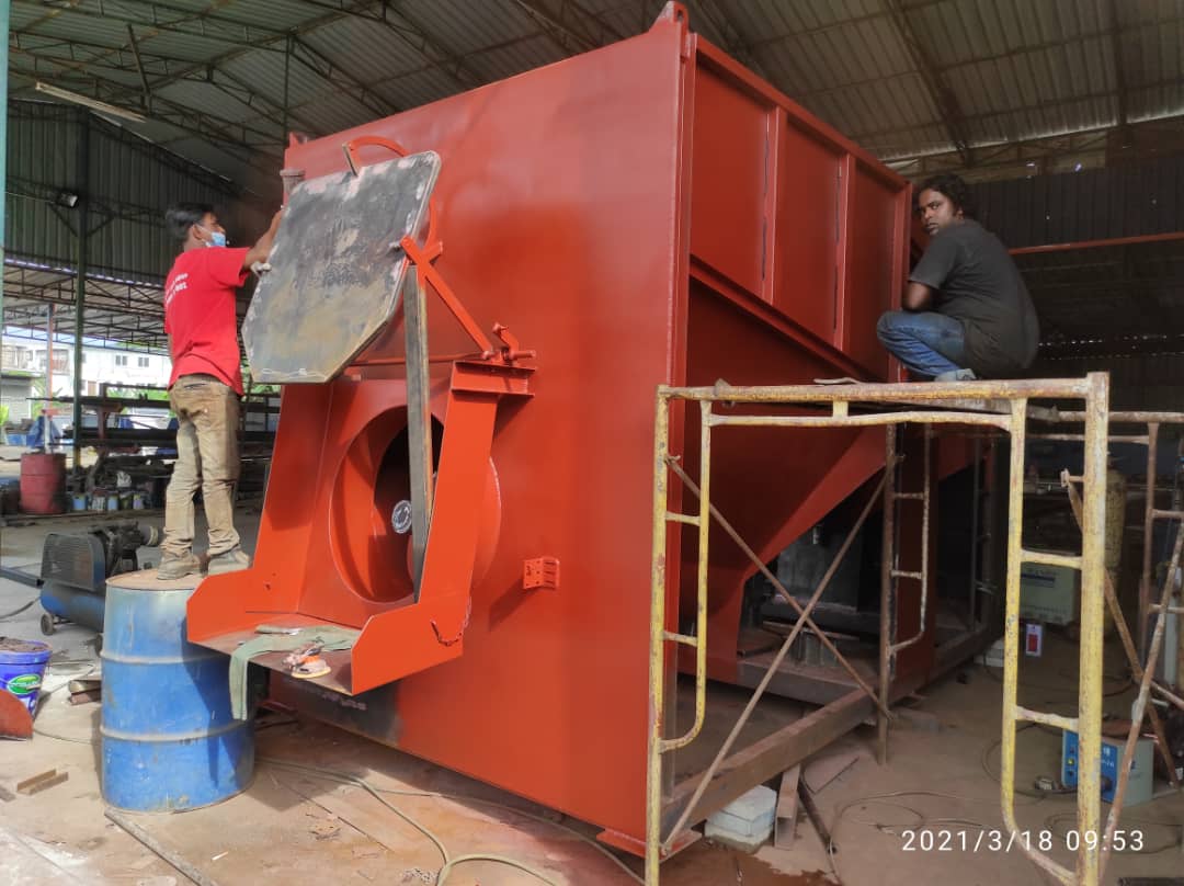 Spiral Waste Bin System | Zallin Engineering Sdn Bhd - Steel Structure ...