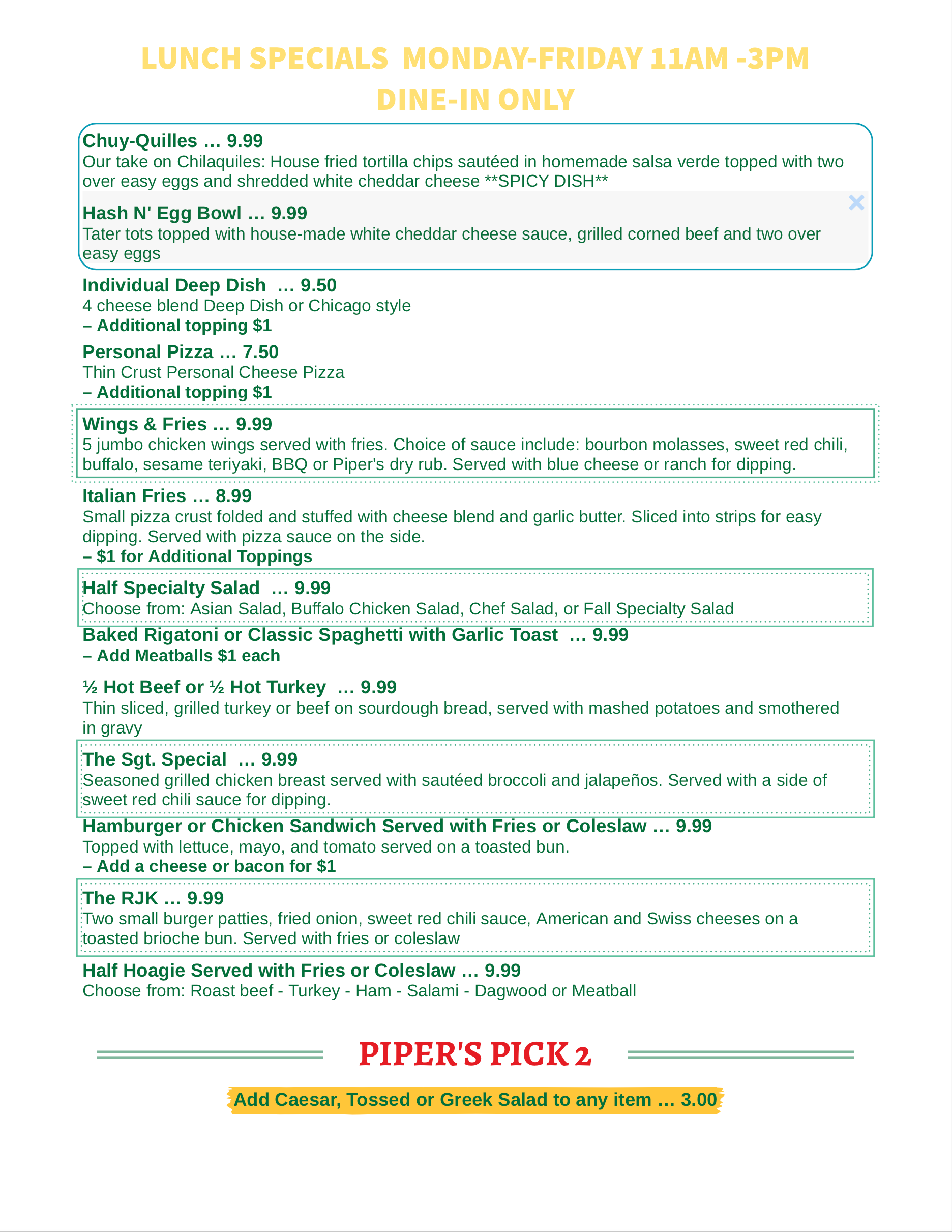 Ole Piper Family Restaurant and Sports Bar