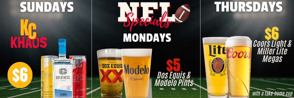 Specials | Side Pockets Wichita Restaurant & Sports Bar