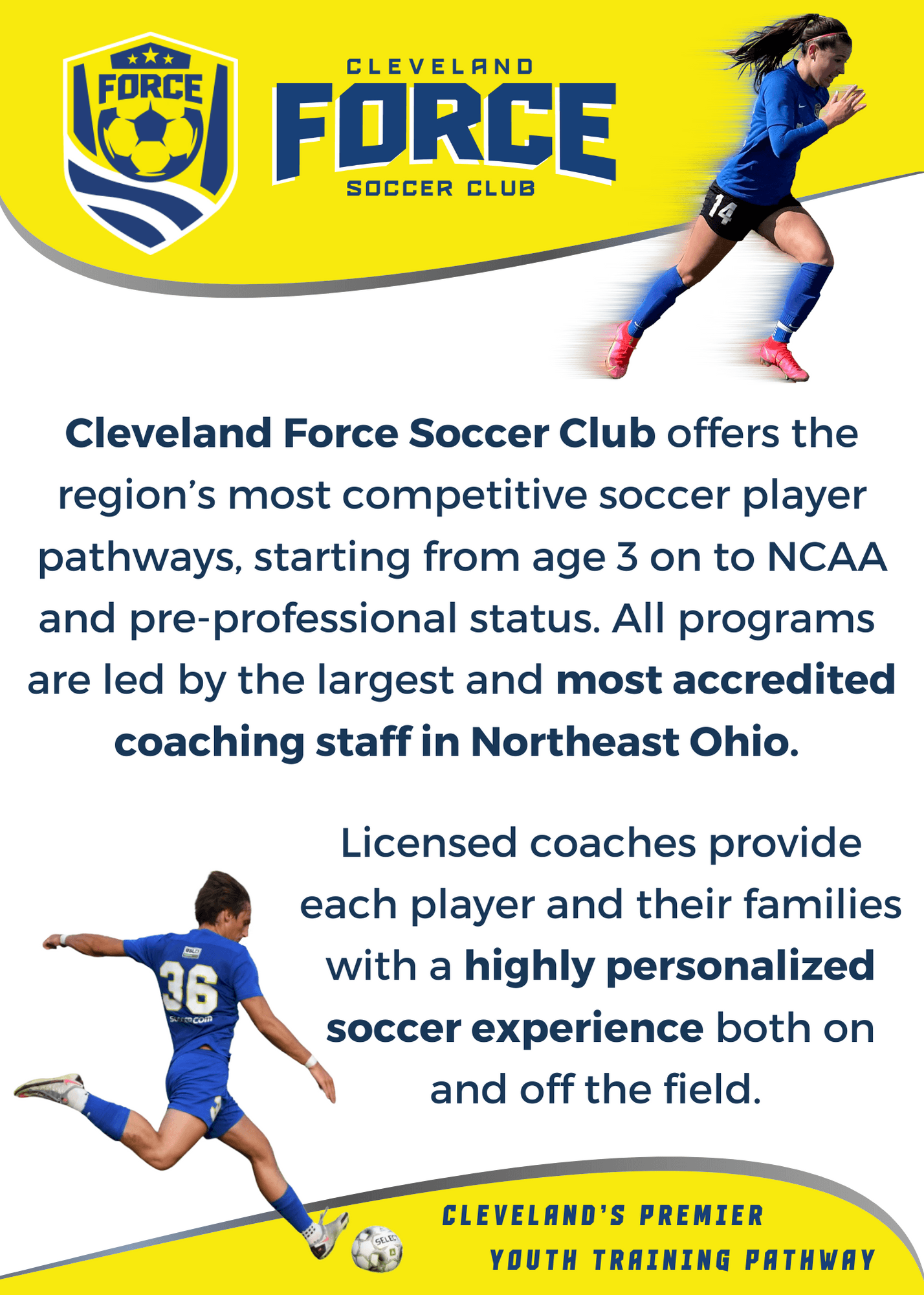 Cleveland Force | Northeast Ohio’s Premier Training Pathway
