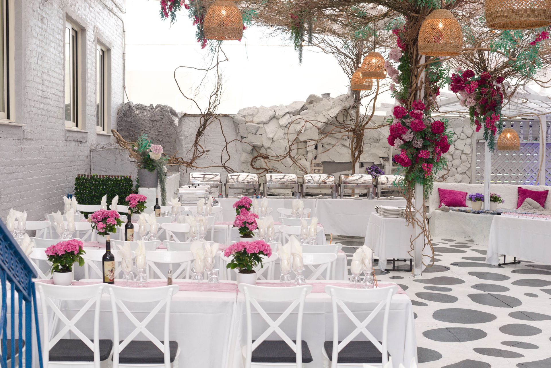 The Mykonian Garden| Event Space in Bayside NYC | Laterna