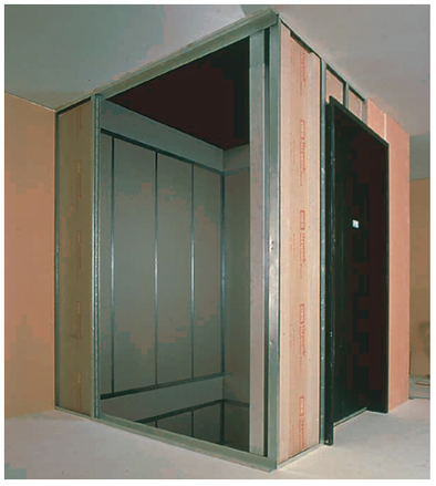 Plasterboard Service Shafts