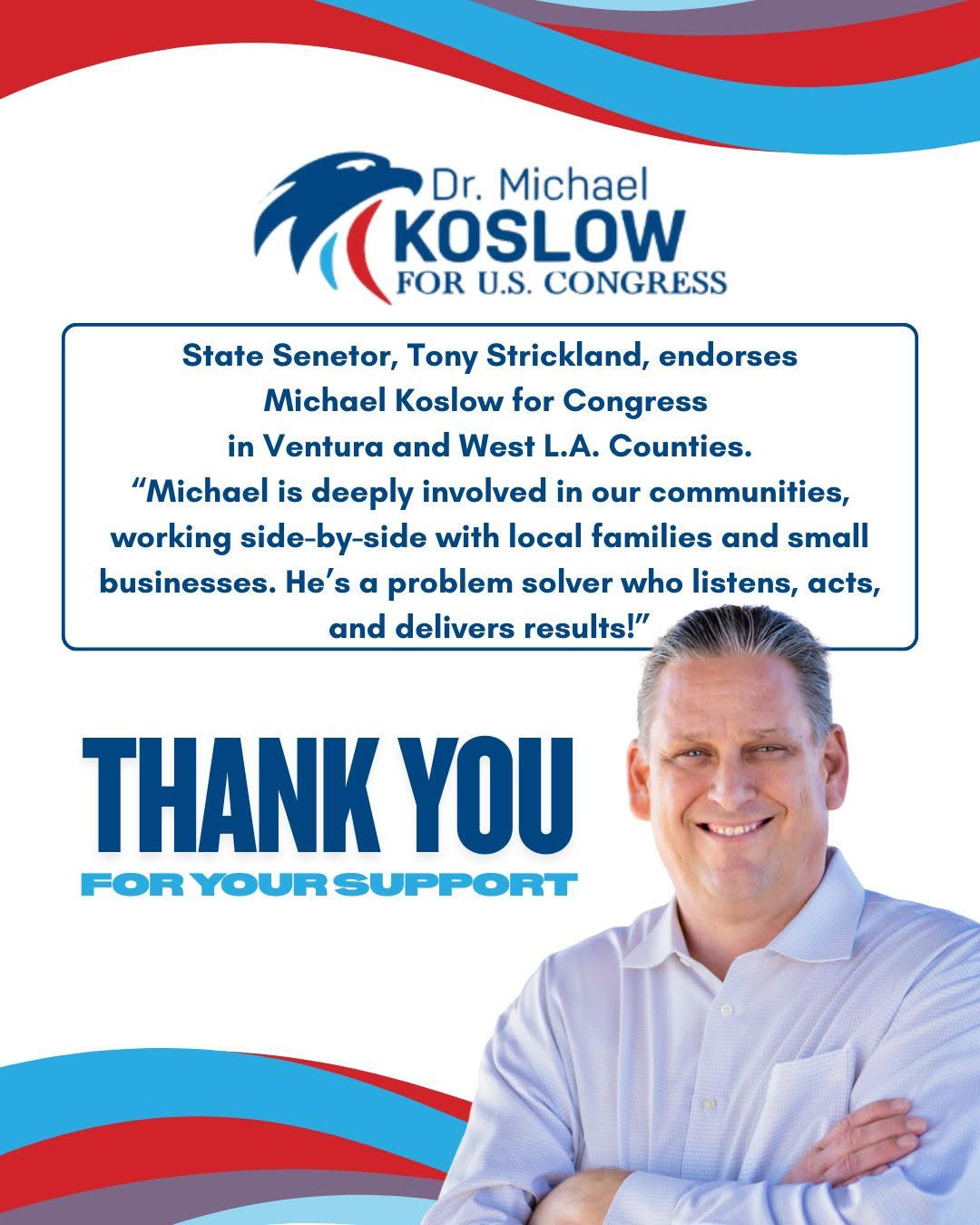 Vote Michael Koslow for U.S. Congress 2024