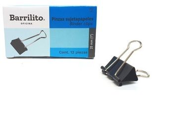 CLIP MAE/BARRILITO BINDER 25mm 1" CHICO