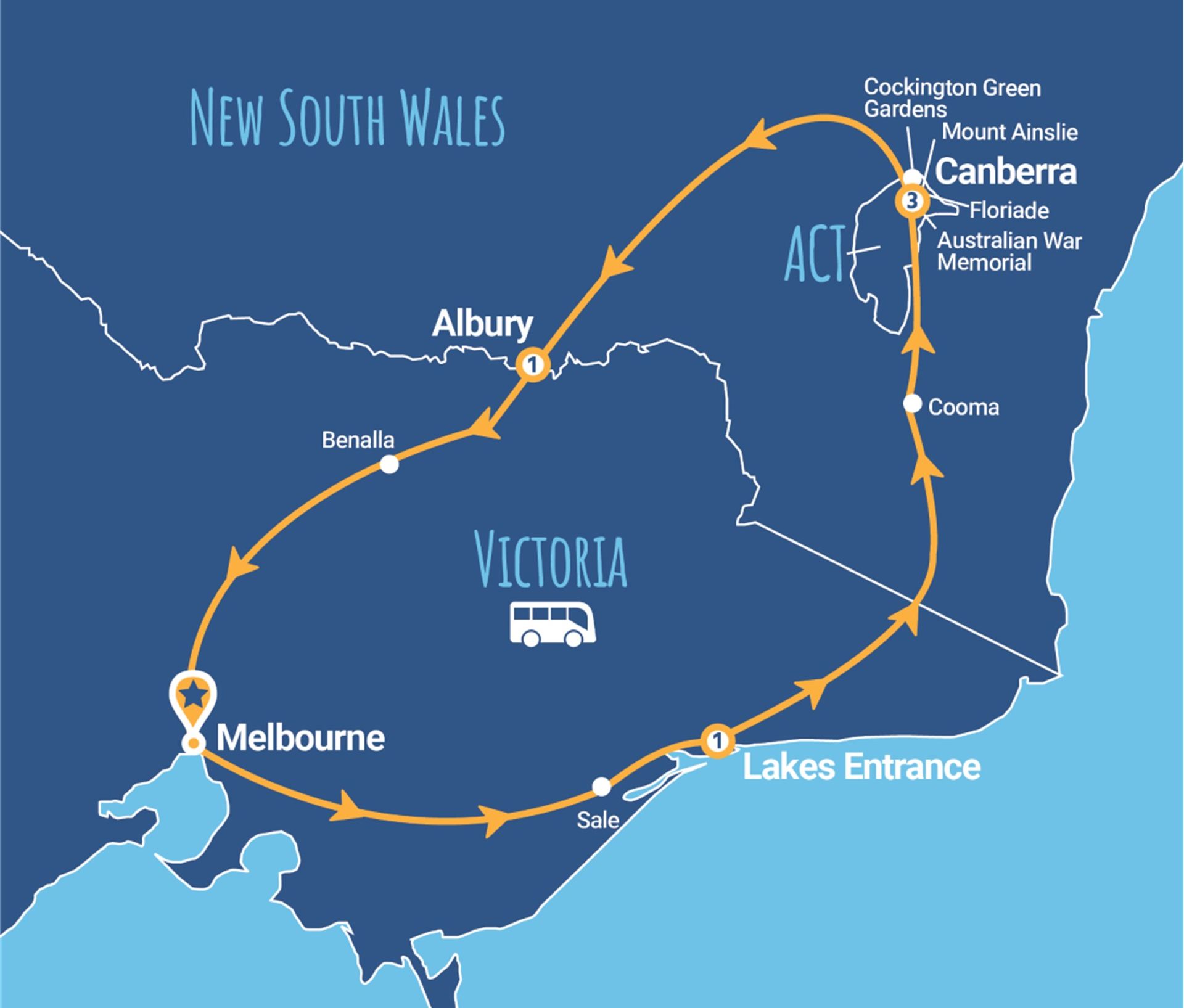 Canberra Floriade Festival Tour 2 2026 - 6 Day Tour