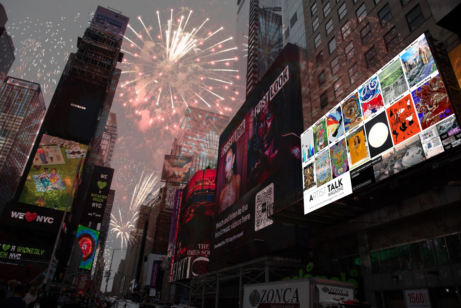 46TH AND 47TH ST - Times Square - NYC - 2024 - December 23rd