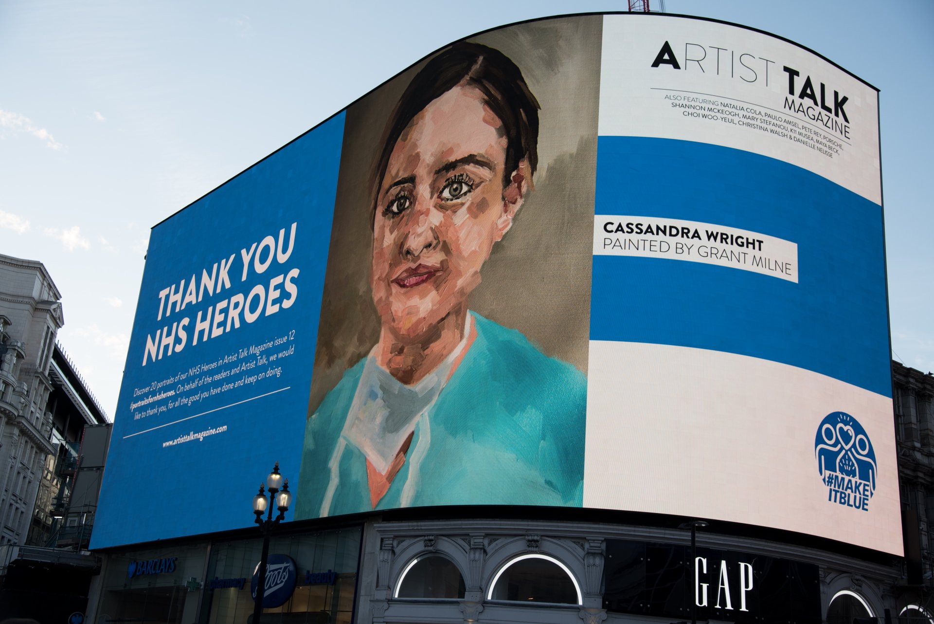 Portraits for NHS Heroes inspired by Thomas Croft in Artist Talk Magazine