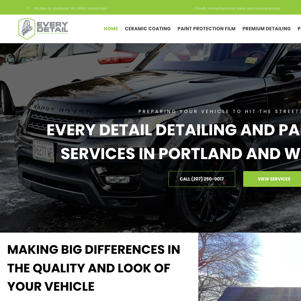 Viper Website Design Skin | Detailers Roadmap