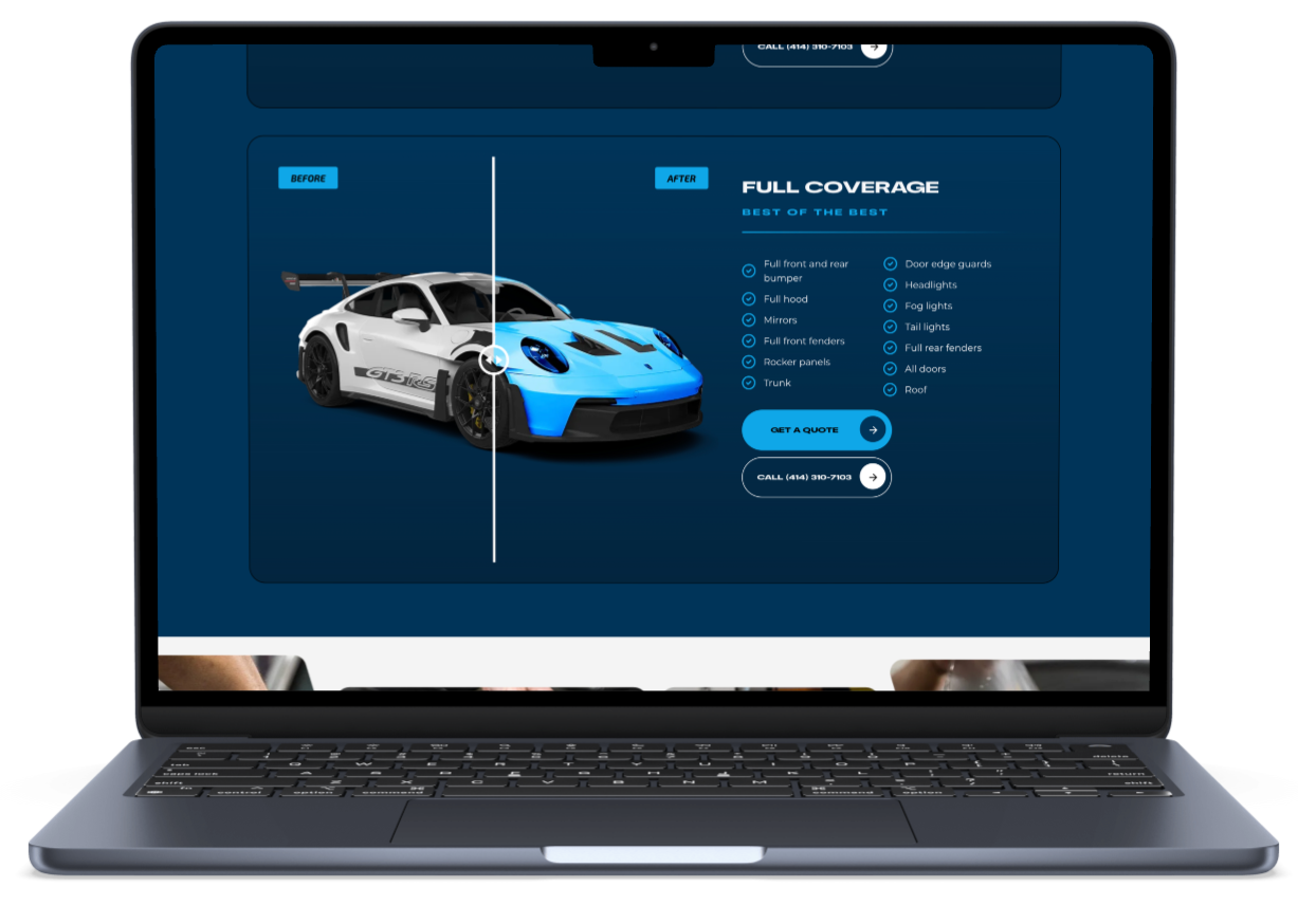 Python | Website Design for Detailing PPF and Ceramic Shops | Detailers ...