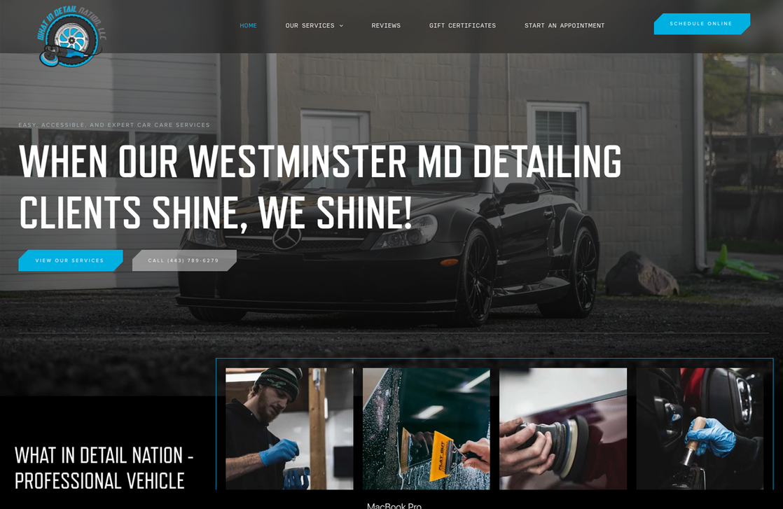 Our Detailer Website Designs | Detailers Roadmap