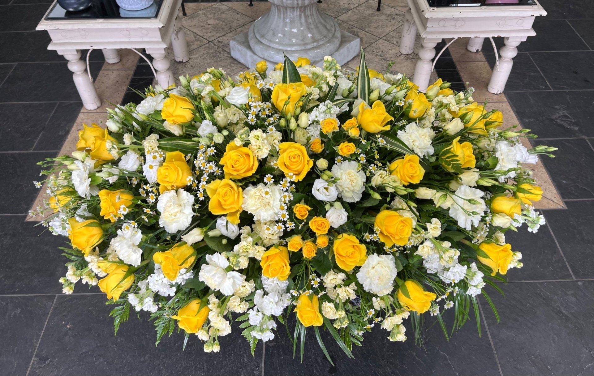Flower arrangements for funeral displays in Bristol