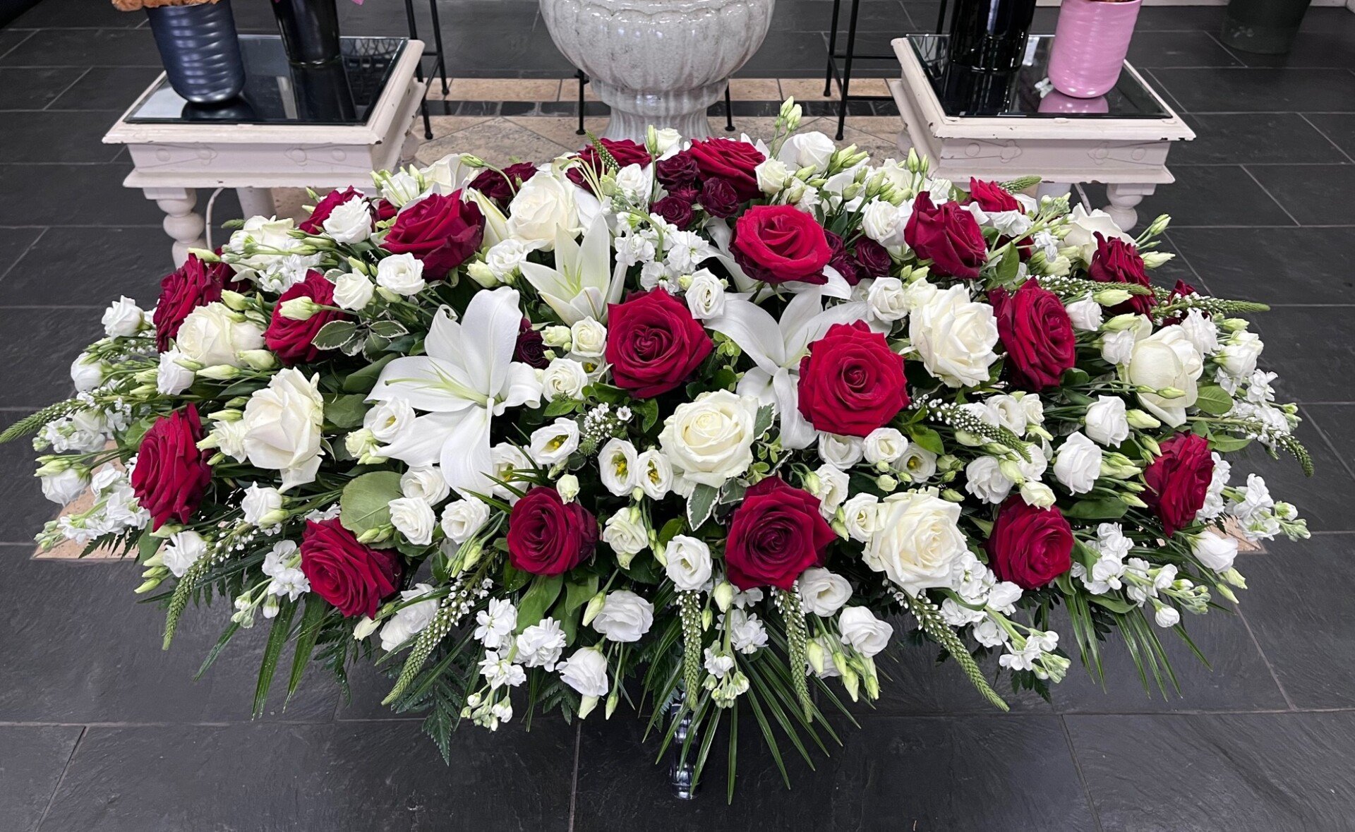 Flower arrangements for funeral displays in Bristol