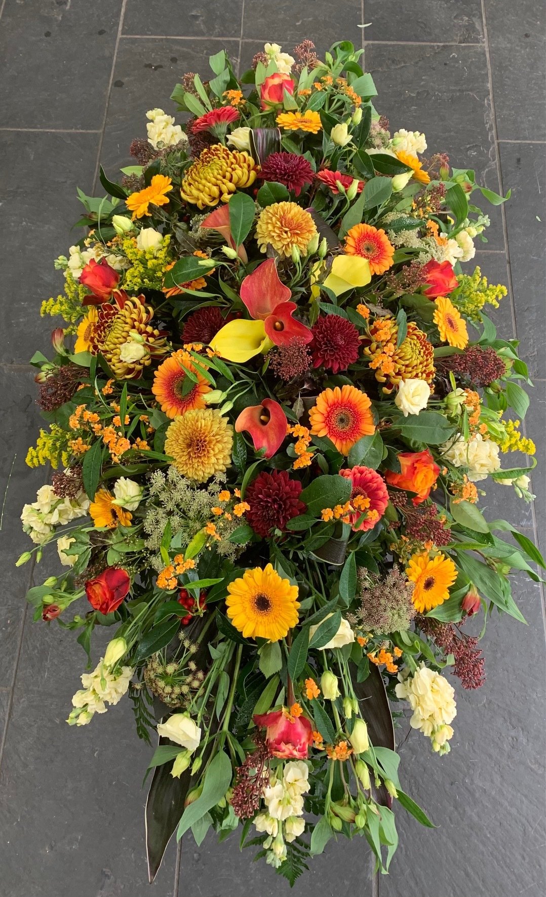 Flower arrangements for funeral displays in Bristol