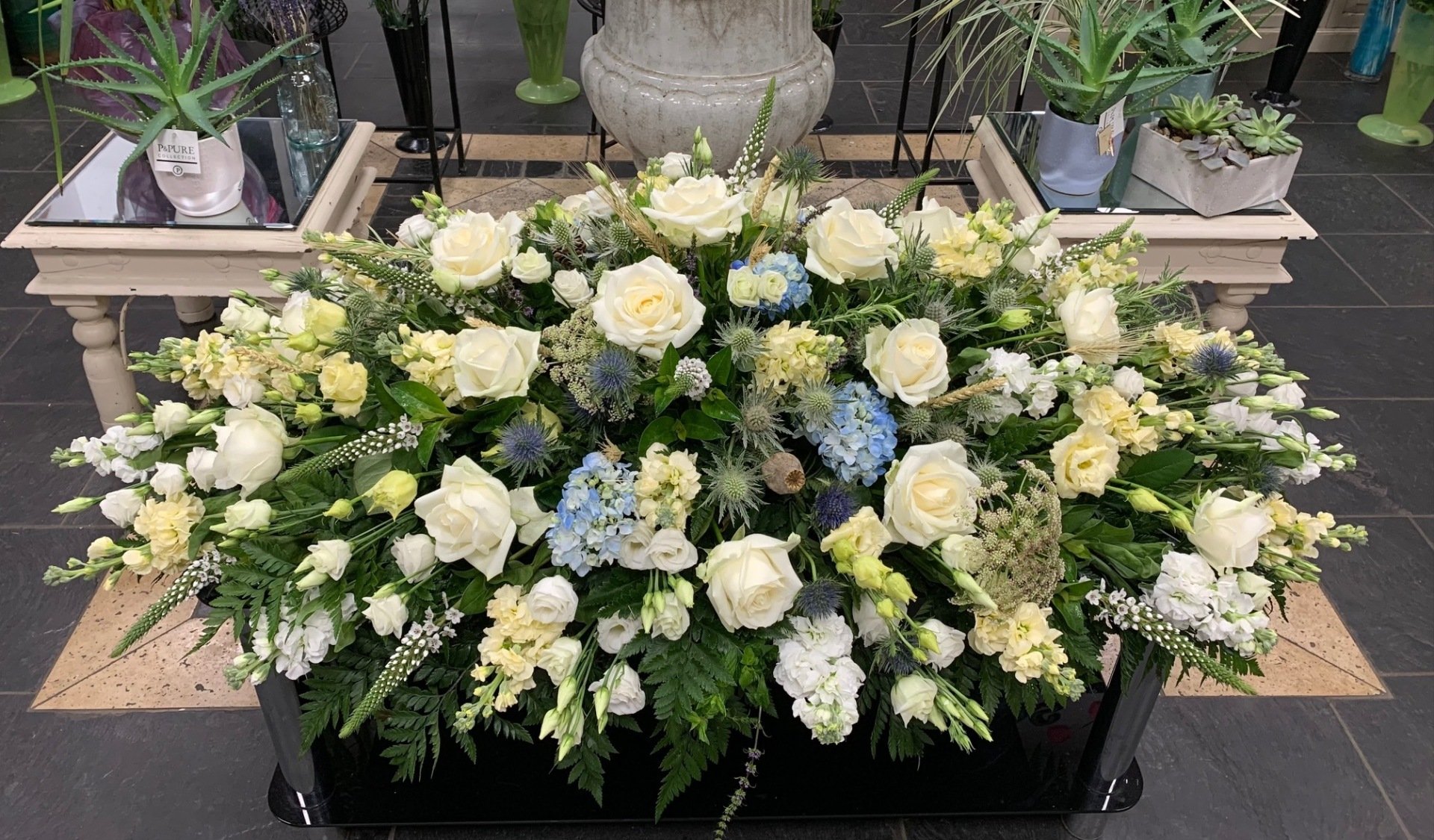 Flower arrangements for funeral displays in Bristol