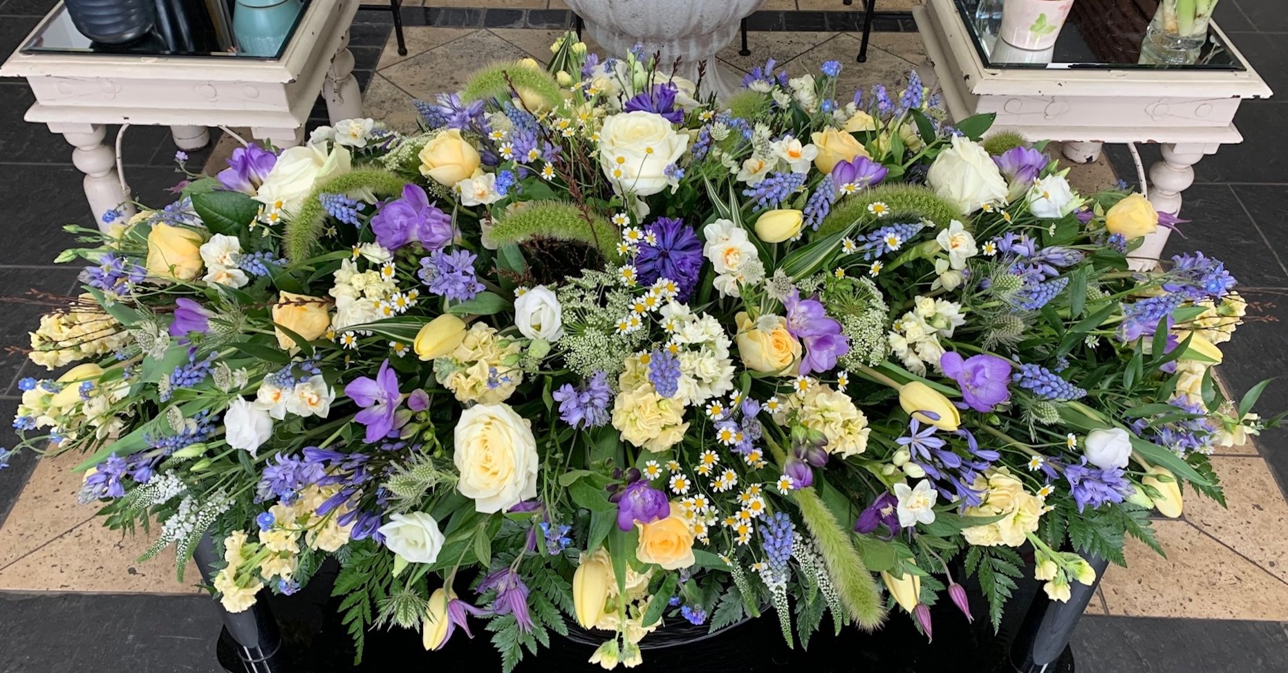 Flower arrangements for funeral displays in Bristol