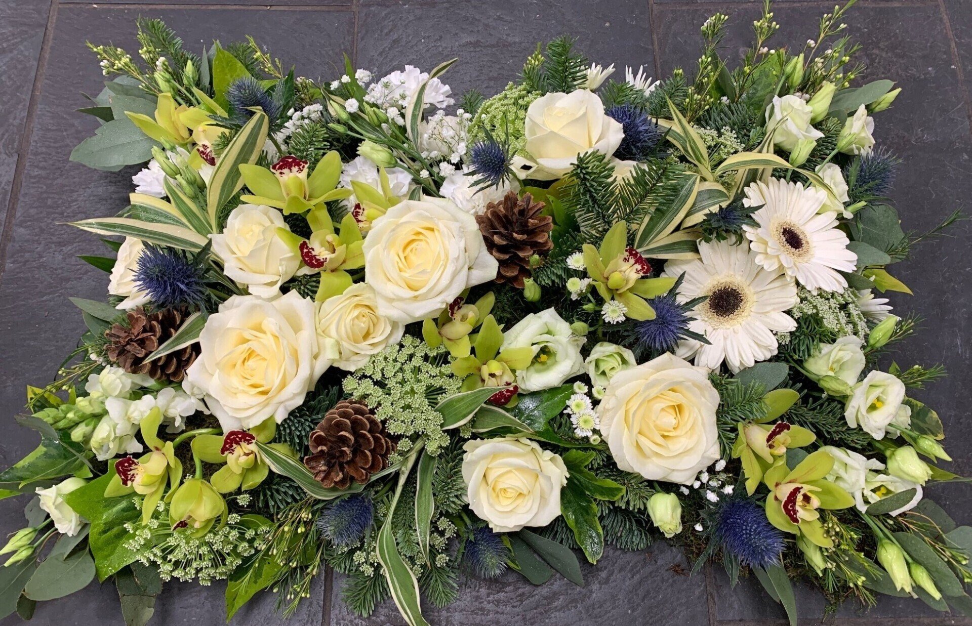 Flower arrangements for funeral displays in Bristol