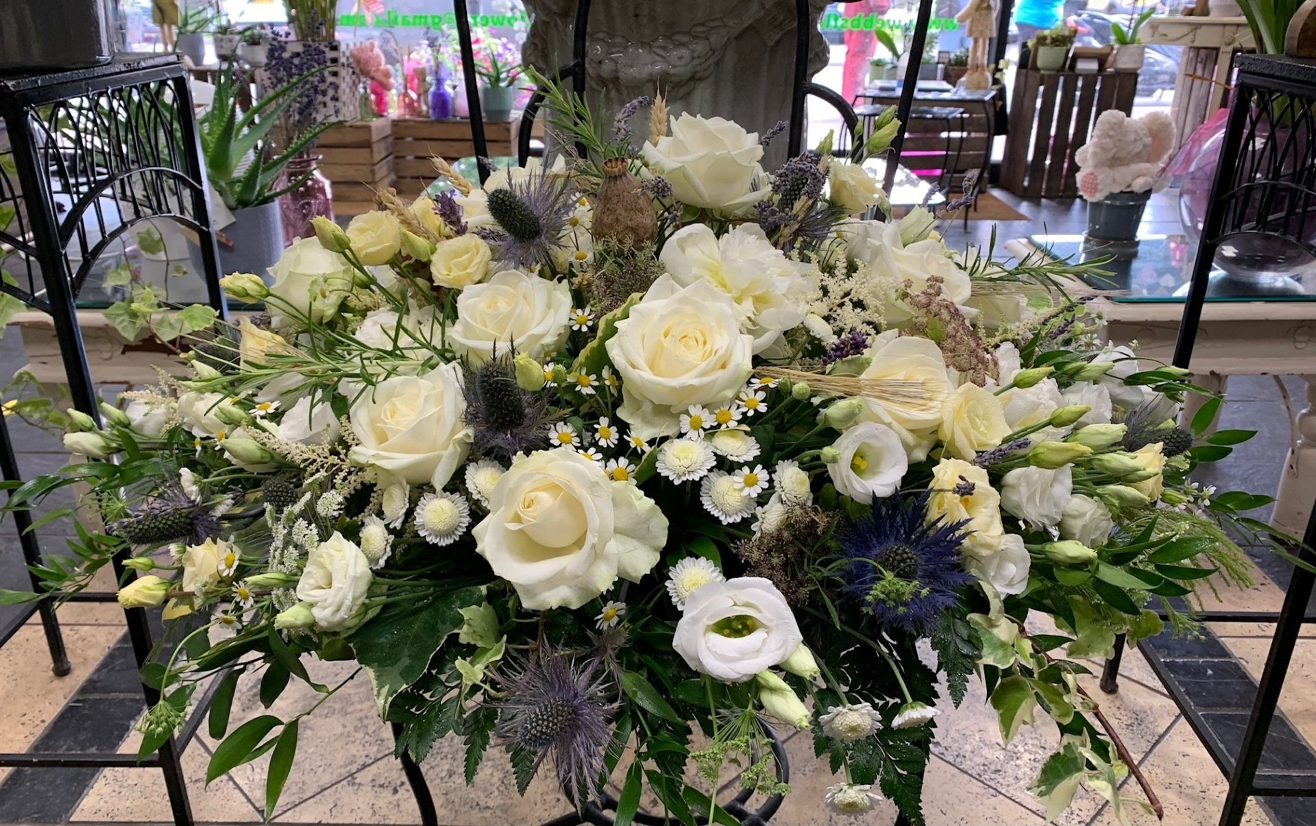 Flower arrangements for funeral displays in Bristol