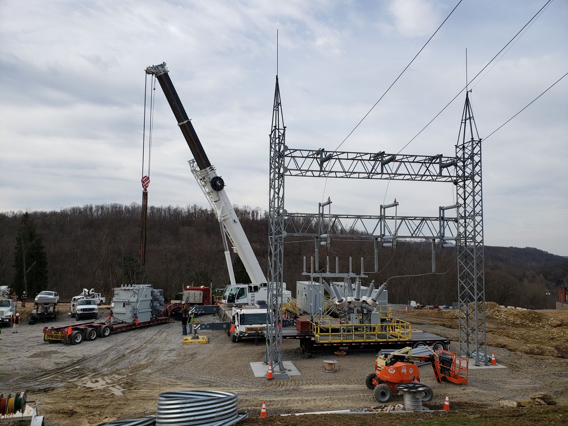Powerline Installation Work | Bruceton Mills, WV | GEC Inc.