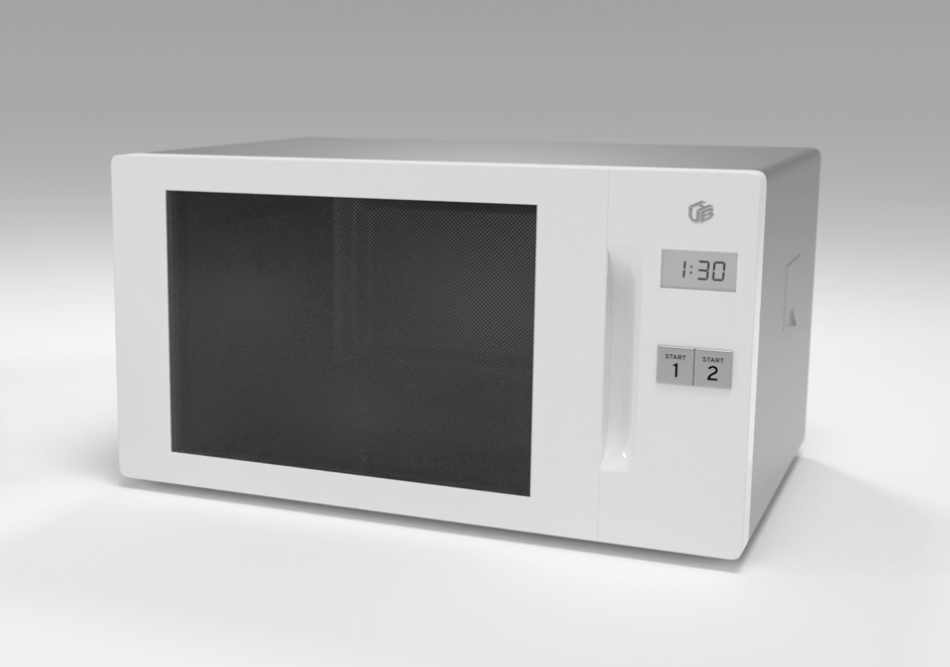 One or Two Button Safety Microwave