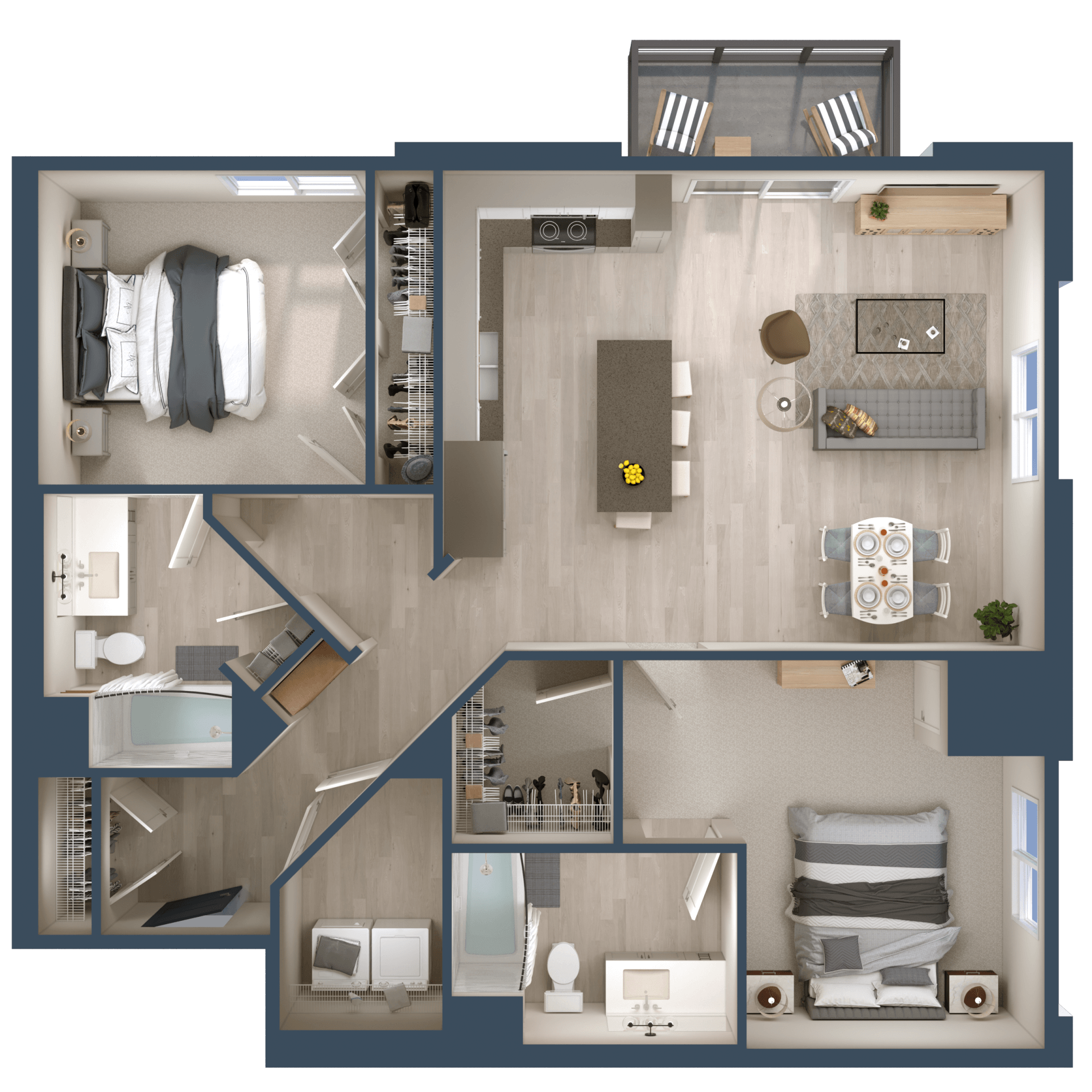 Floor Plans | Caliper Apartments